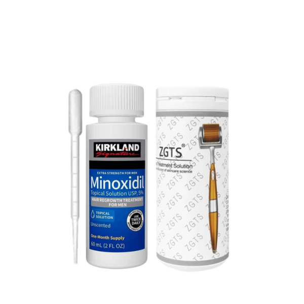 Kirkland Minoxidil 5% & ZGTS 192 Needles Dermaroller Combo - Beard Shop ... Kirkland Minoxidil 5% & ZGTS 192 Needles Dermaroller Combo - Beard Shop ...